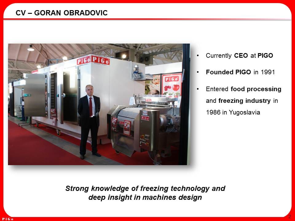 PIGO: CV – GORAN OBRADOVIC – Itfoodonline Blog