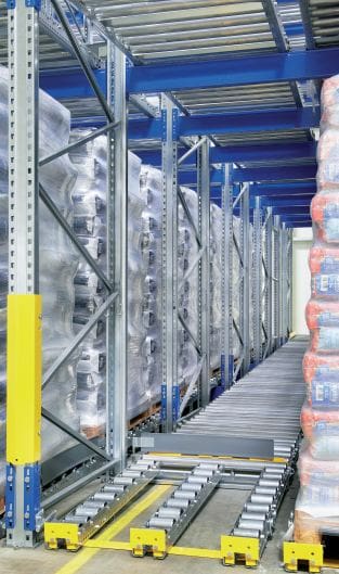 Bito pallet live storage meets special demands of beverage industry ...